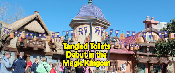 Walt Disney World Unveils Tangled Toilets in Magic Kingdom