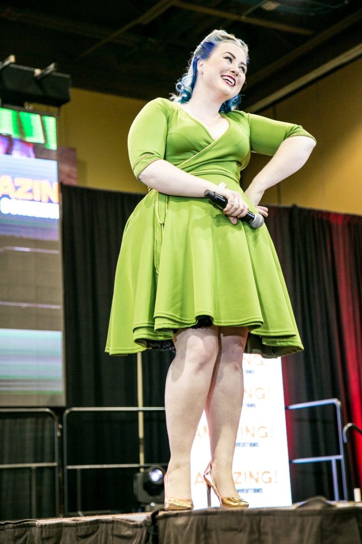 Catherine in Captain Wrap Dress - Photo by Greg DeStefano - MiceChat
