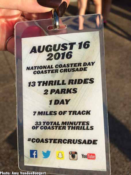 National Rollercoaster Day celebration at SeaWorld and Busch Gardens
