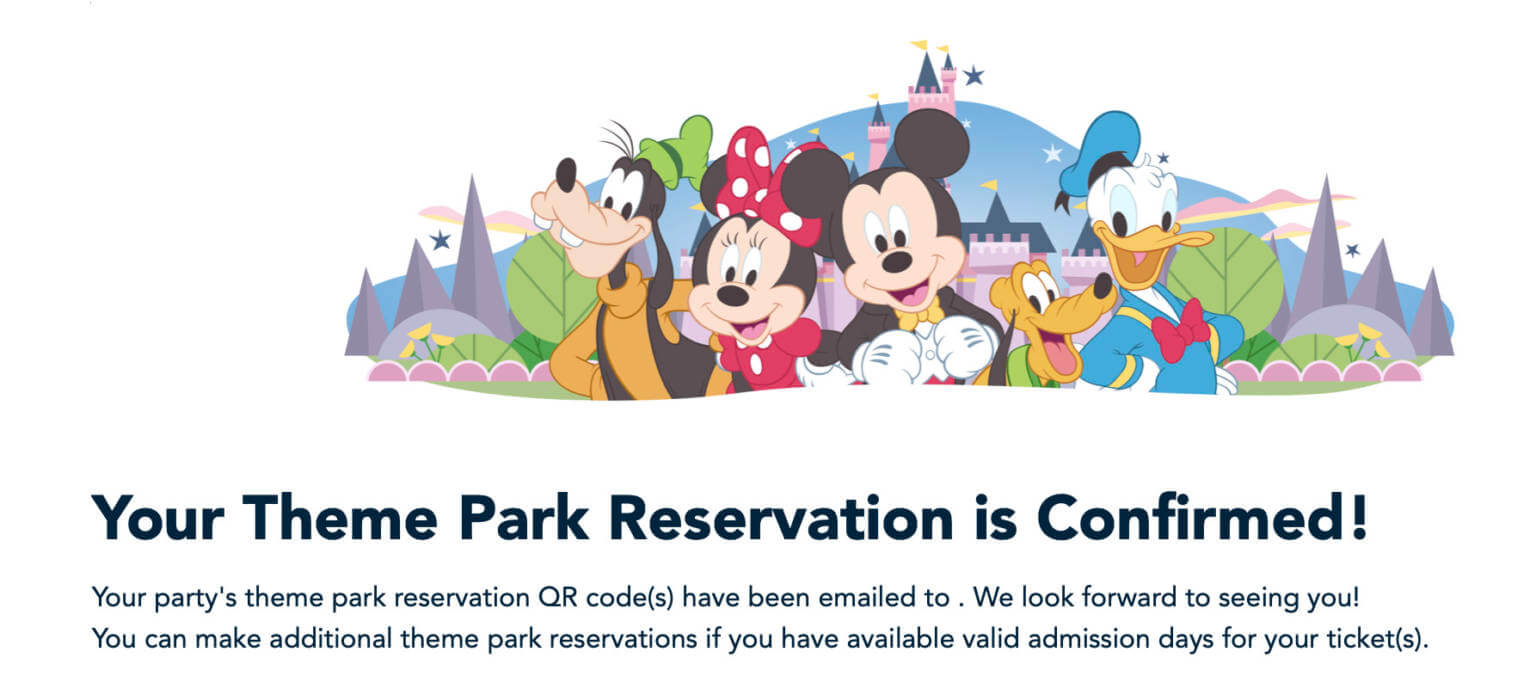How To Get Your Disneyland Theme Park Reservation!