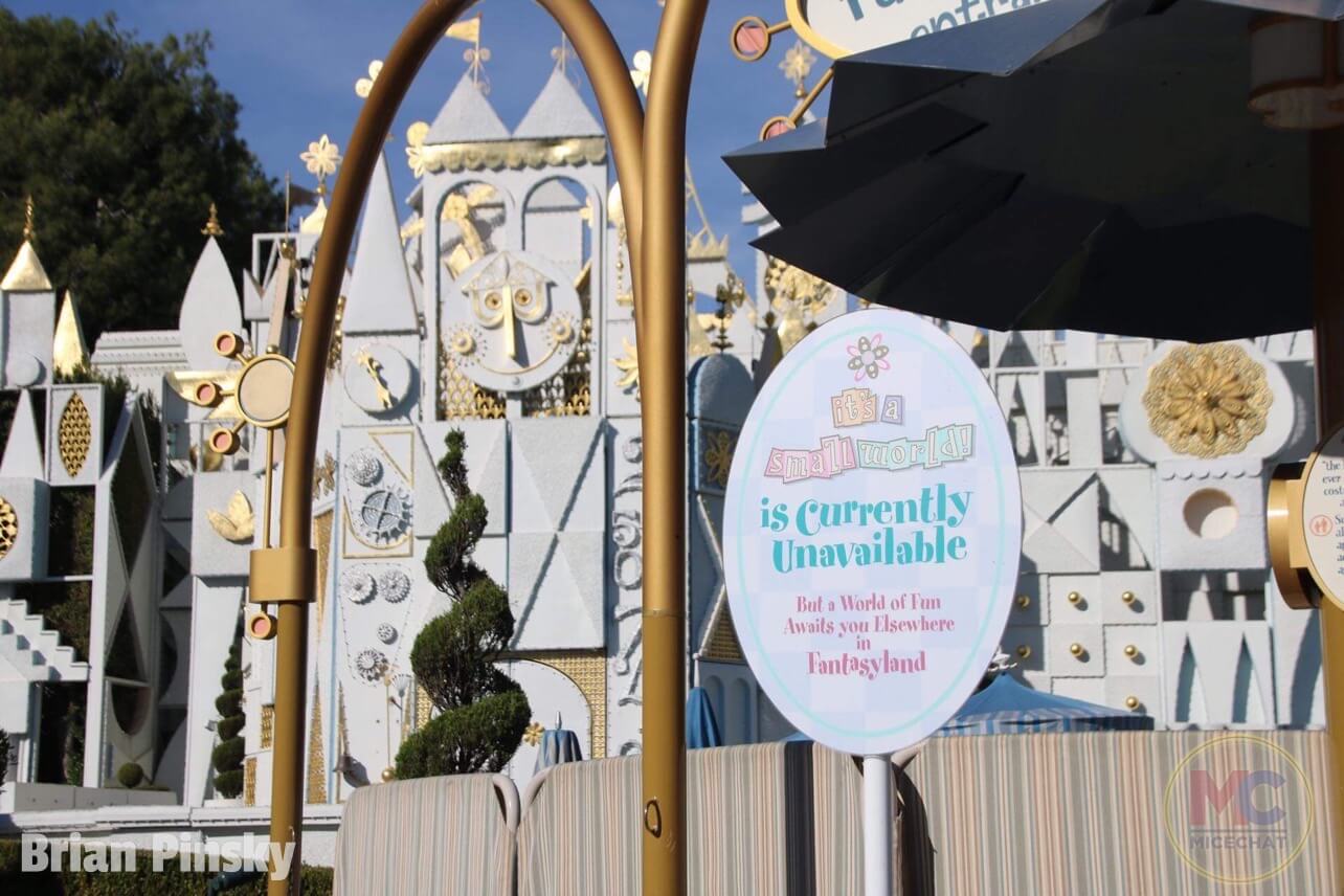 Disneyland Its A Small World Closed - MiceChat