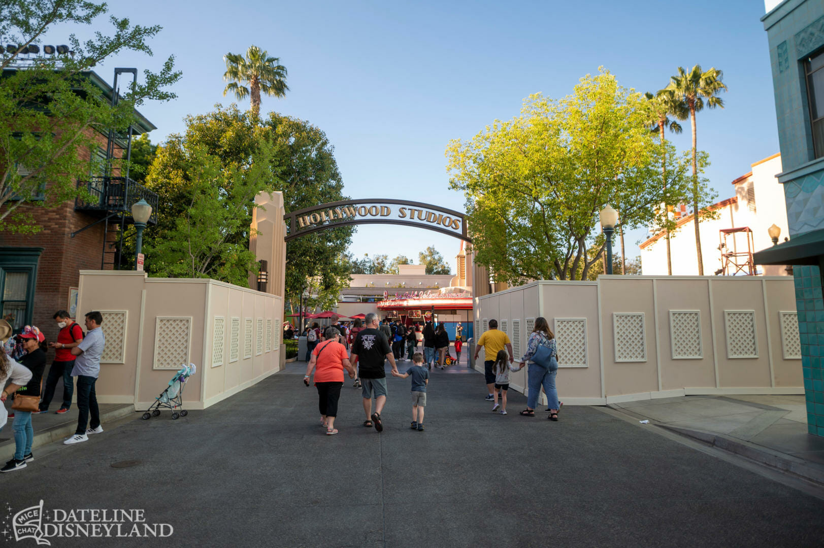 Disney California Adventure DCA Hollywood Land sidewalk refurbishment ...