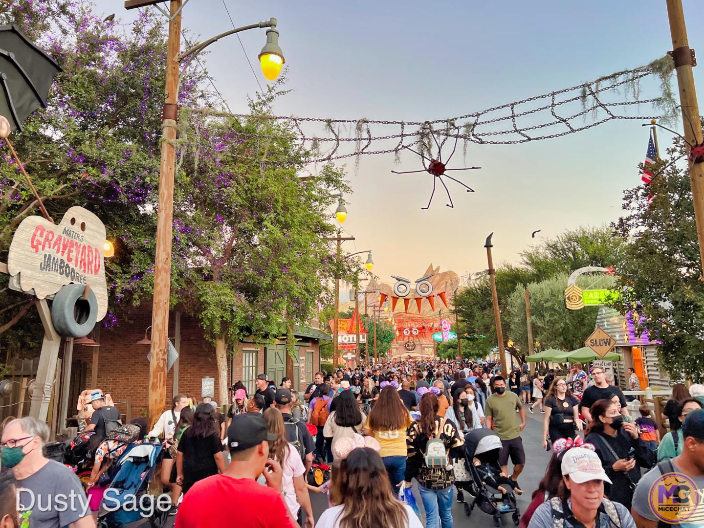 Disneyland Crowds DCA Cars Land 2MiceChat - MiceChat