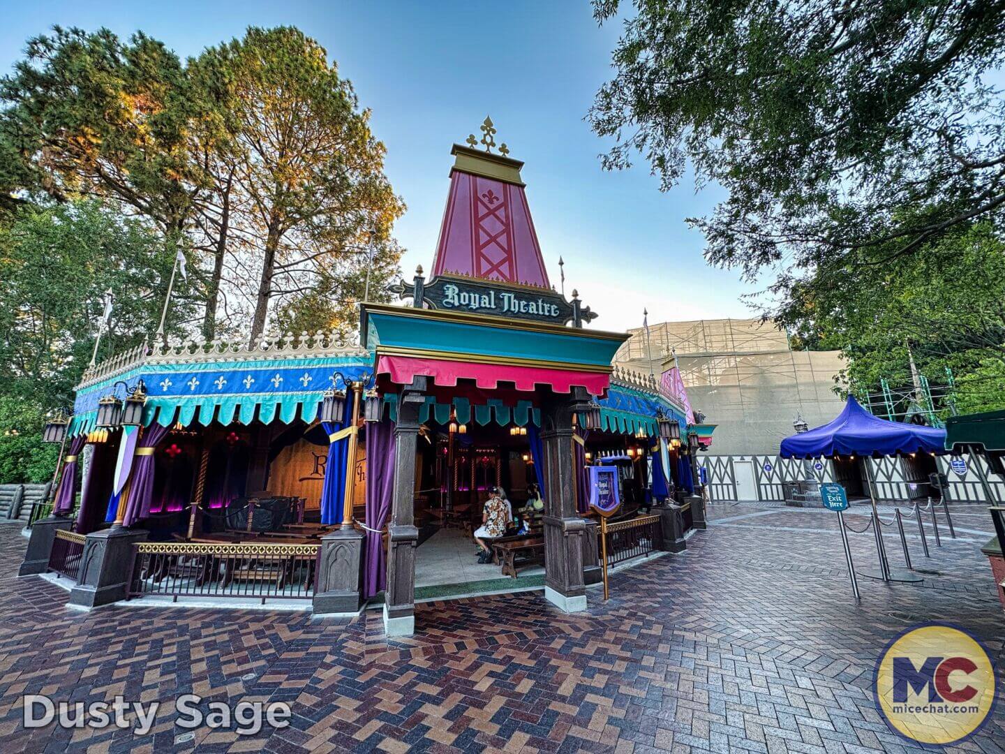 Disneyland News Construction Princess Fantasy Faire Royal Theater ...