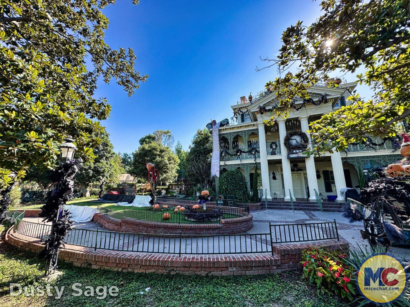 Disneyland News Halloween haunted mansion lawn 3 MiceChat - MiceChat