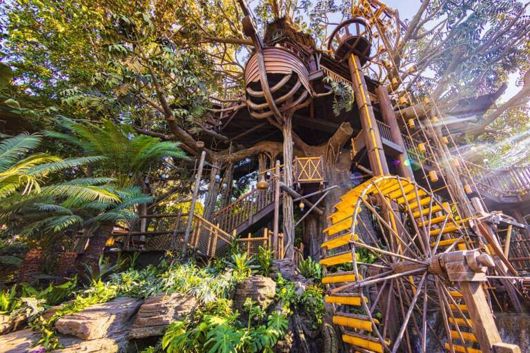 NOW OPEN: Disneyland's Adventureland Treehouse - Photos, Video & Info!
