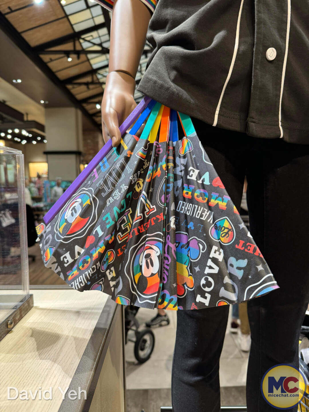 Disneyland-Disney Pride Collection 2024-folding hand fan - MiceChat