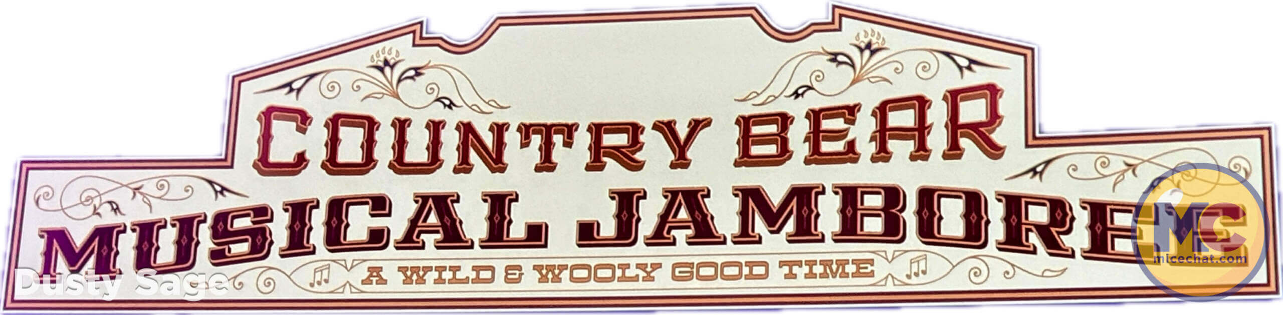 Country Bear Musical Jamboree Sign-2 - MiceChat
