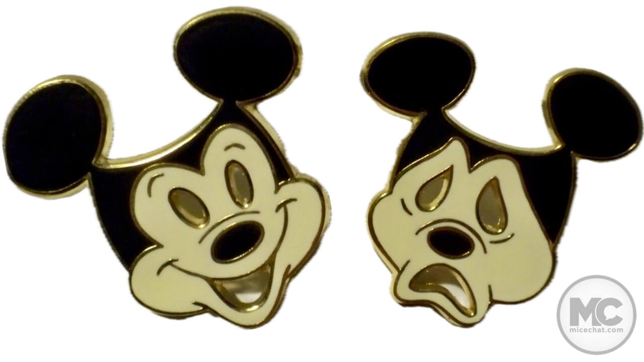 Mickey Comedy and Tragedy Masks - MiceChat