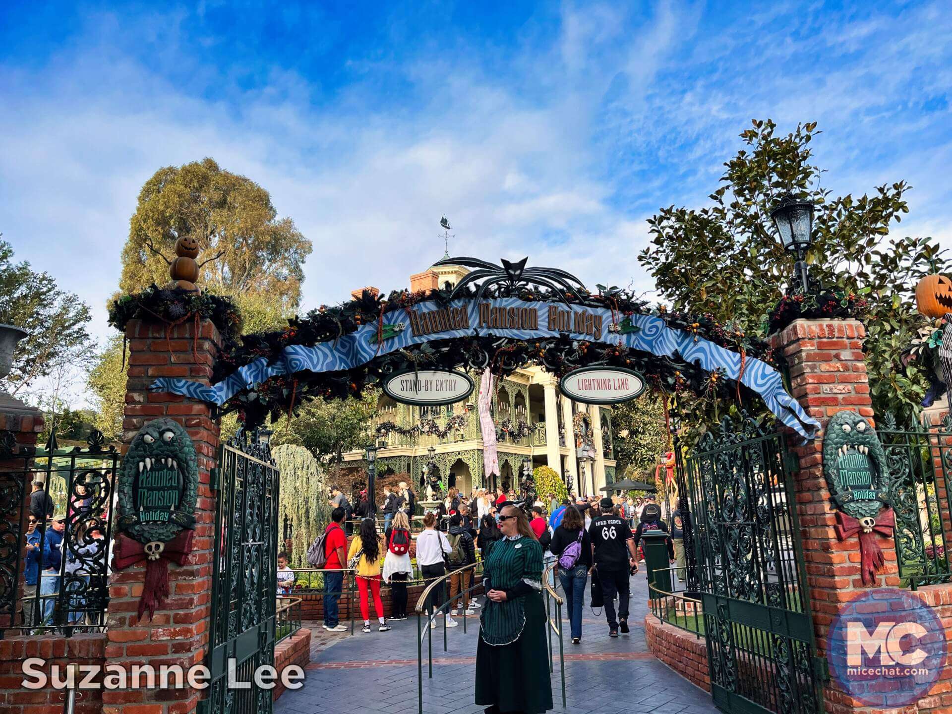 disneyland 3 Haunted Mansion Front Gate MiceChat - MiceChat