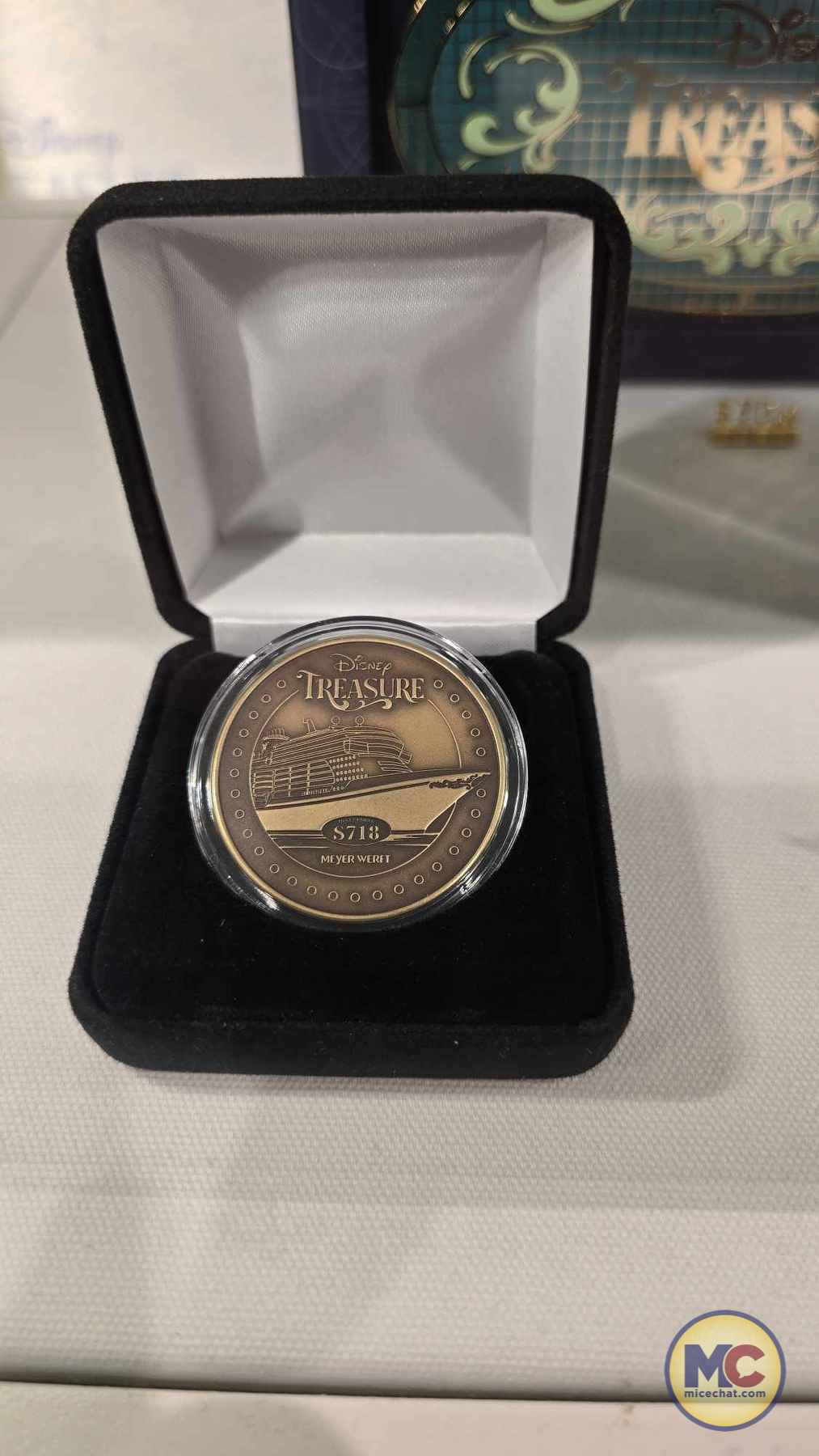 Disney Cruise Line-Disney Treasure merchandise-keel coin replica-2 ...