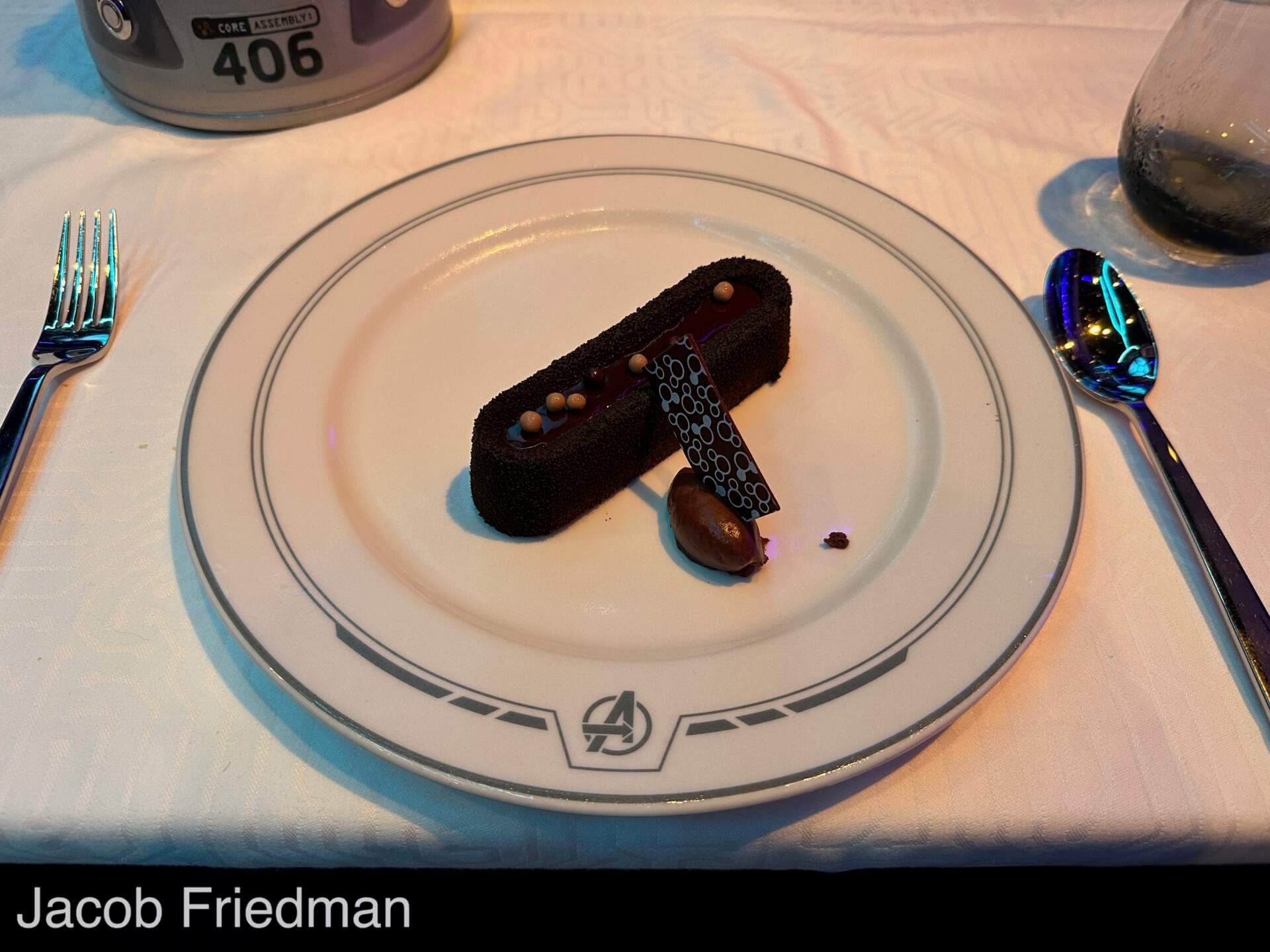 Disney-Treasure-Worlds-of-Marvel-Chocolate-Cake - MiceChat