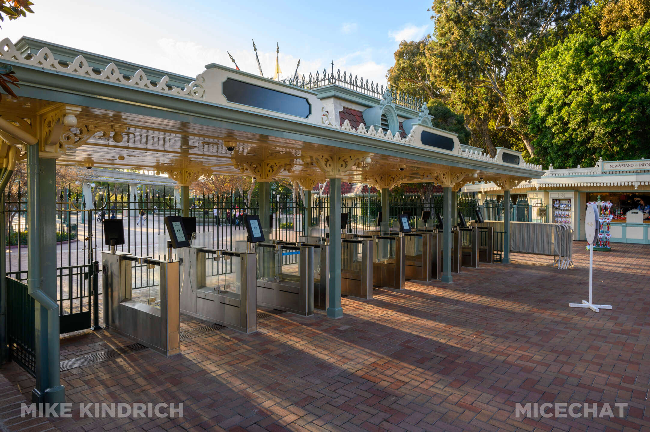 Disneyland_Main Gate_New Entrance Turnstyles - MiceChat