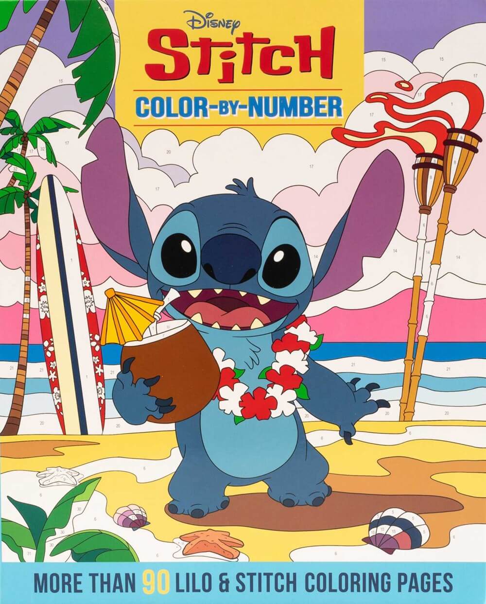 Disney Stitch - Color by Number Cover - MiceChat