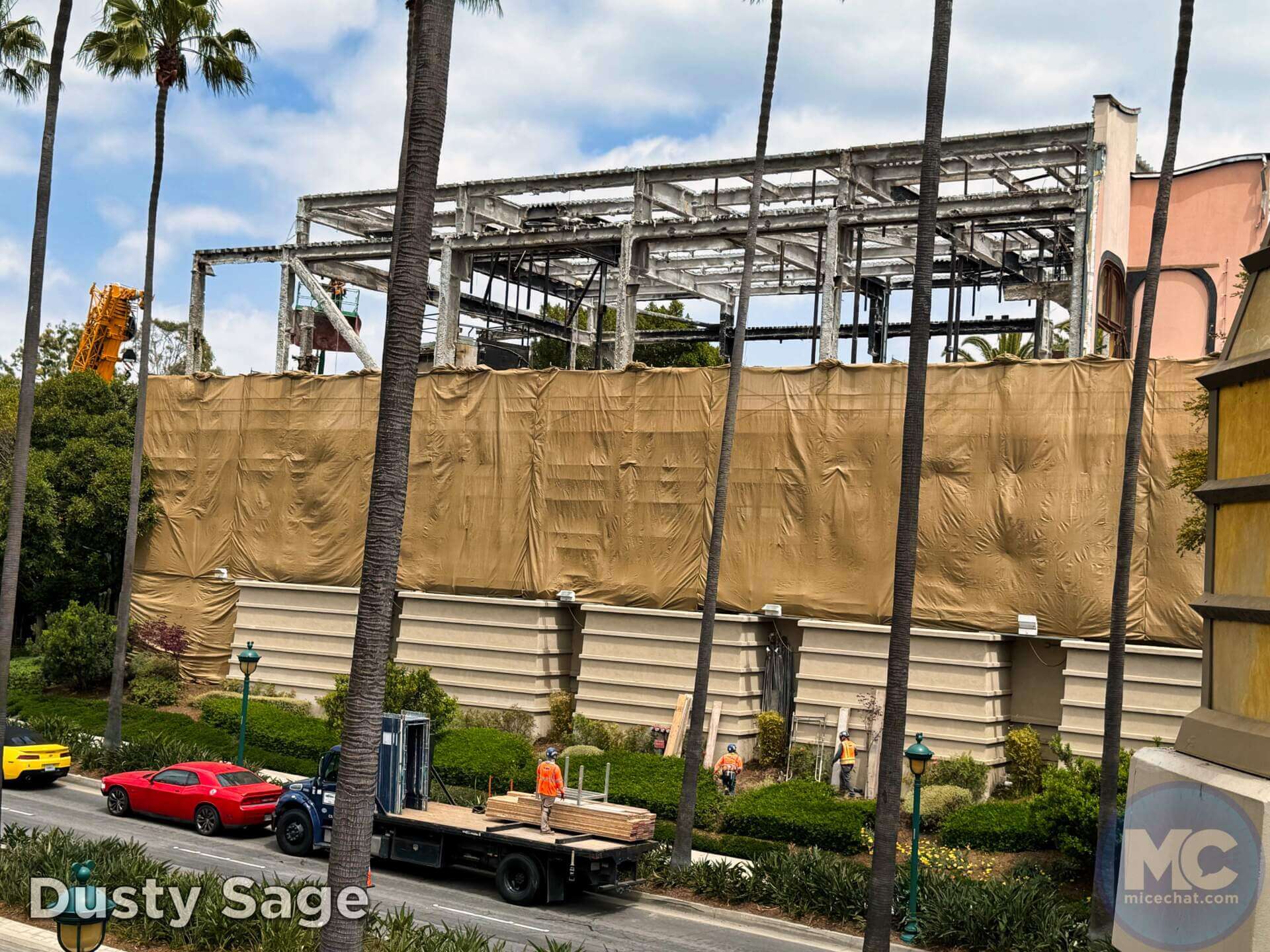 Disneyland Downtown Disney BBQ Construction 1 MiceChat - MiceChat