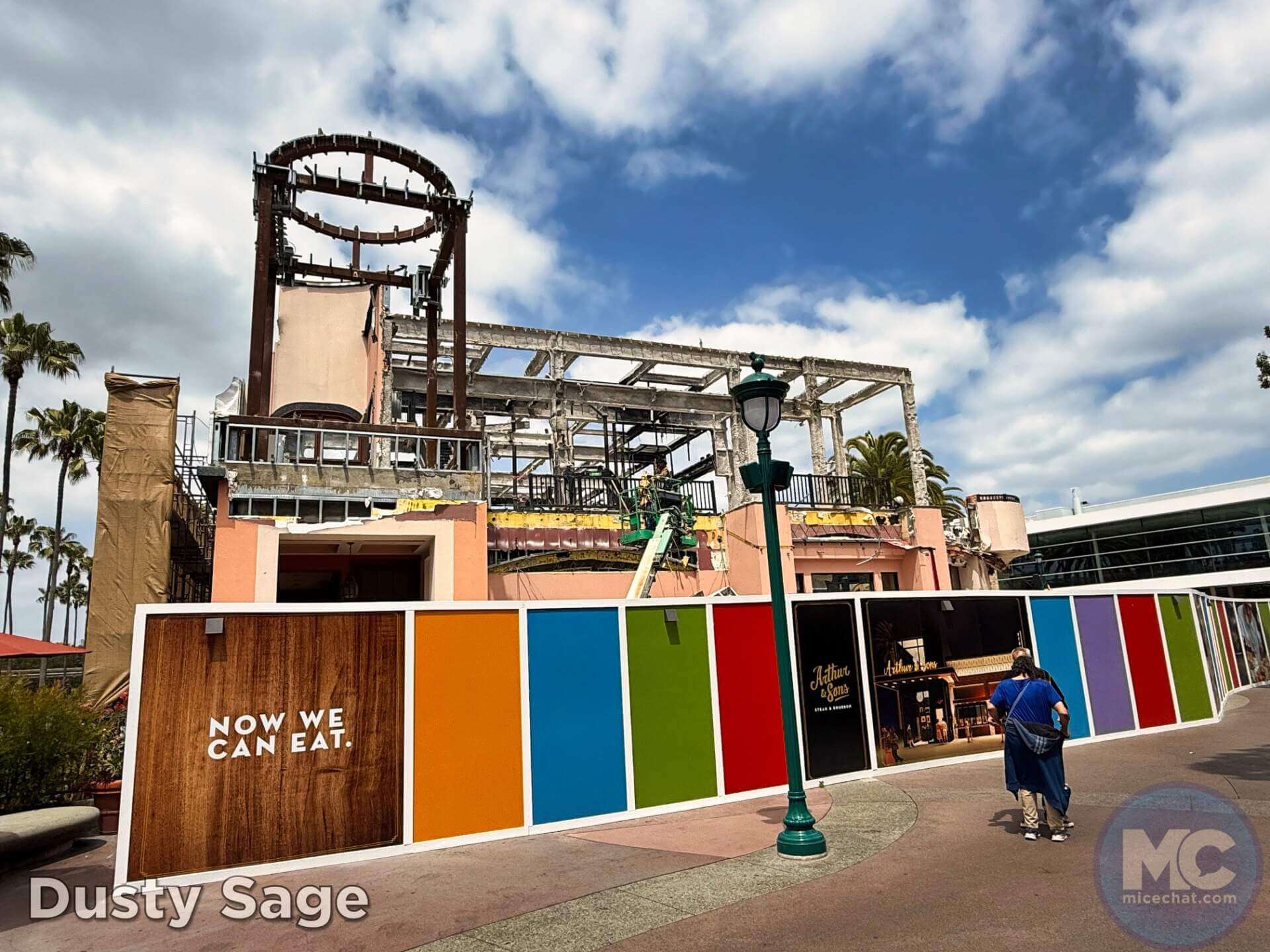 Disneyland Downtown Disney BBQ Construction 2 MiceChat - MiceChat
